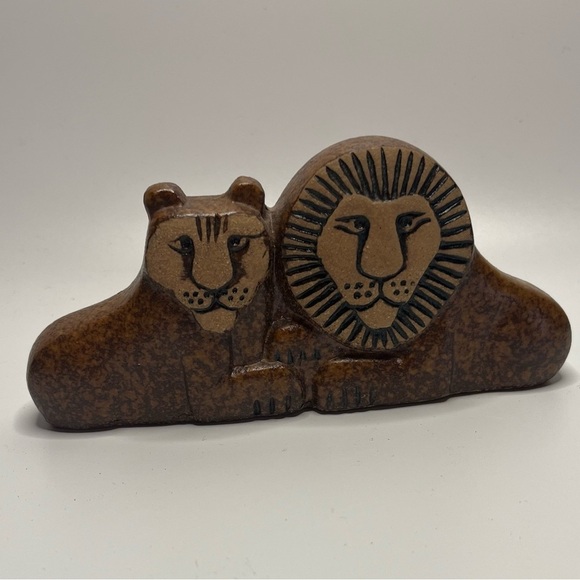 Lisa Larson | Accents | Lisa Larson Noaks Ark 978 Laidback Lion Couple ...